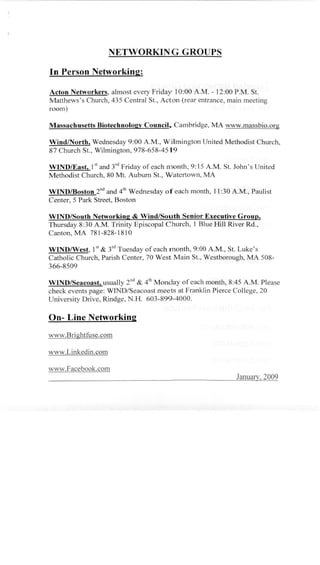 Networking Groups | PDF