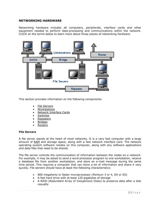 Networking Hardware | PDF