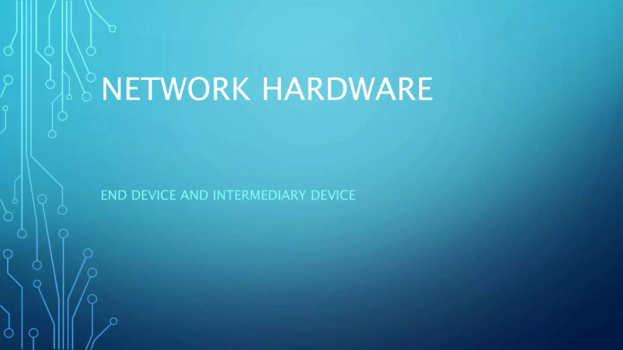 Networking Hardware Pptx Computer Networking Computing 6525