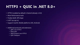 .NET Conf 2022 - Networking in .NET 7 | PPT