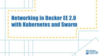 Networking in docker ee with kubernetes and swarm | PDF