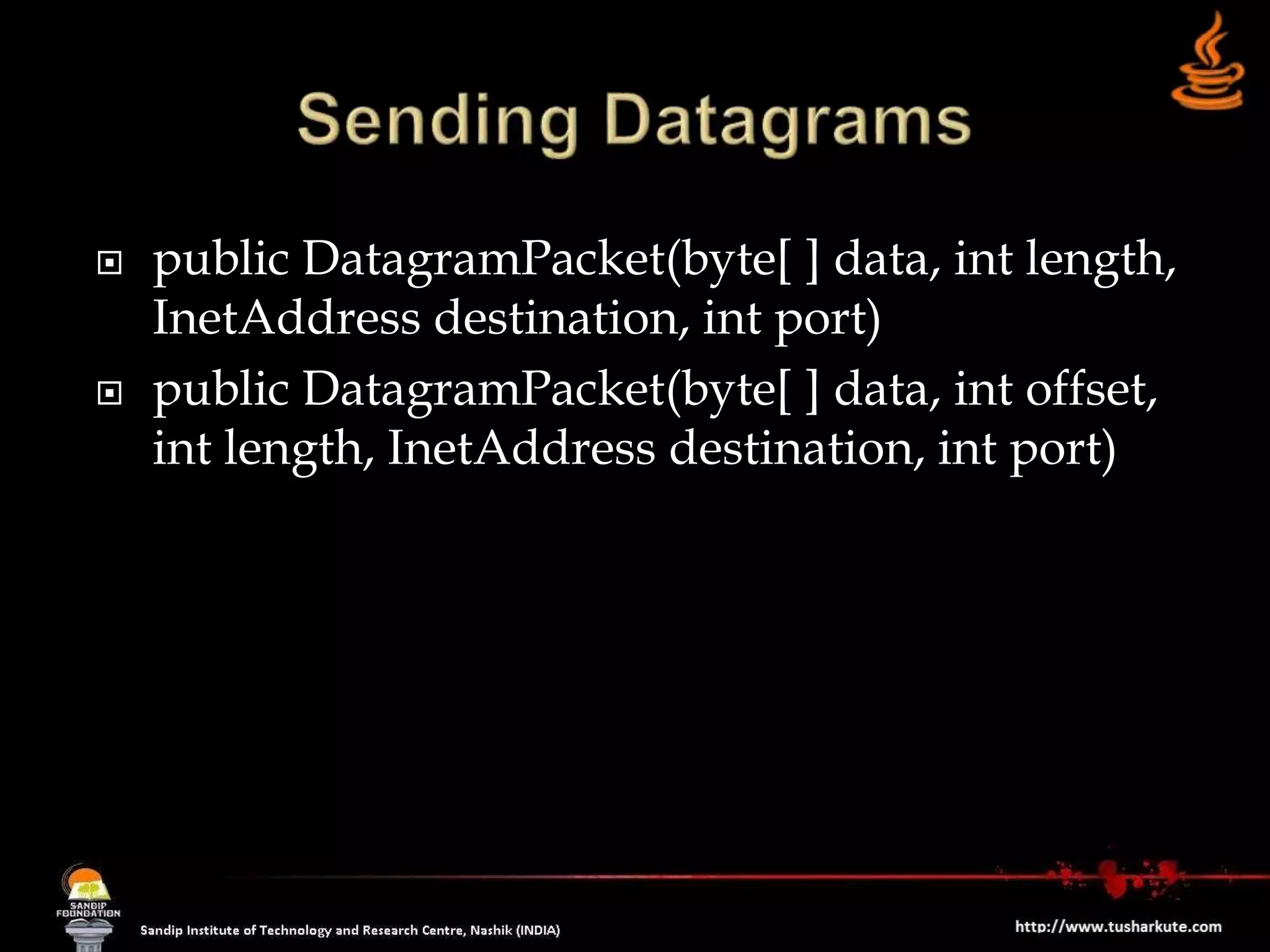 Networking in Java | PPTX