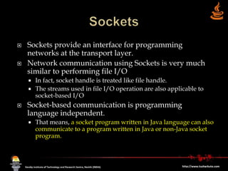 Networking in Java | PPTX