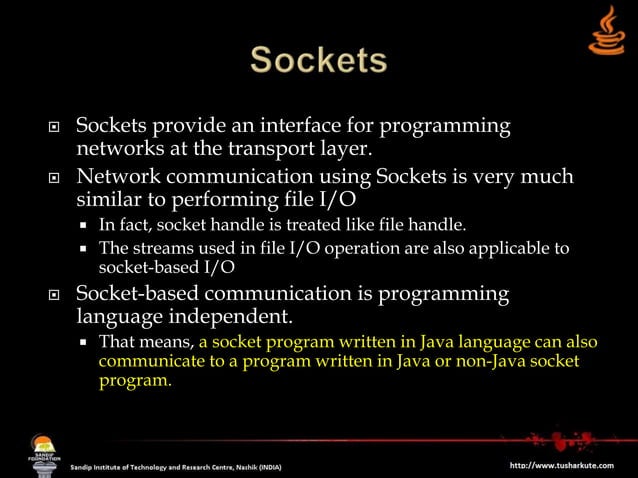 Networking in Java | PPTX | Computer Networking | Computing
