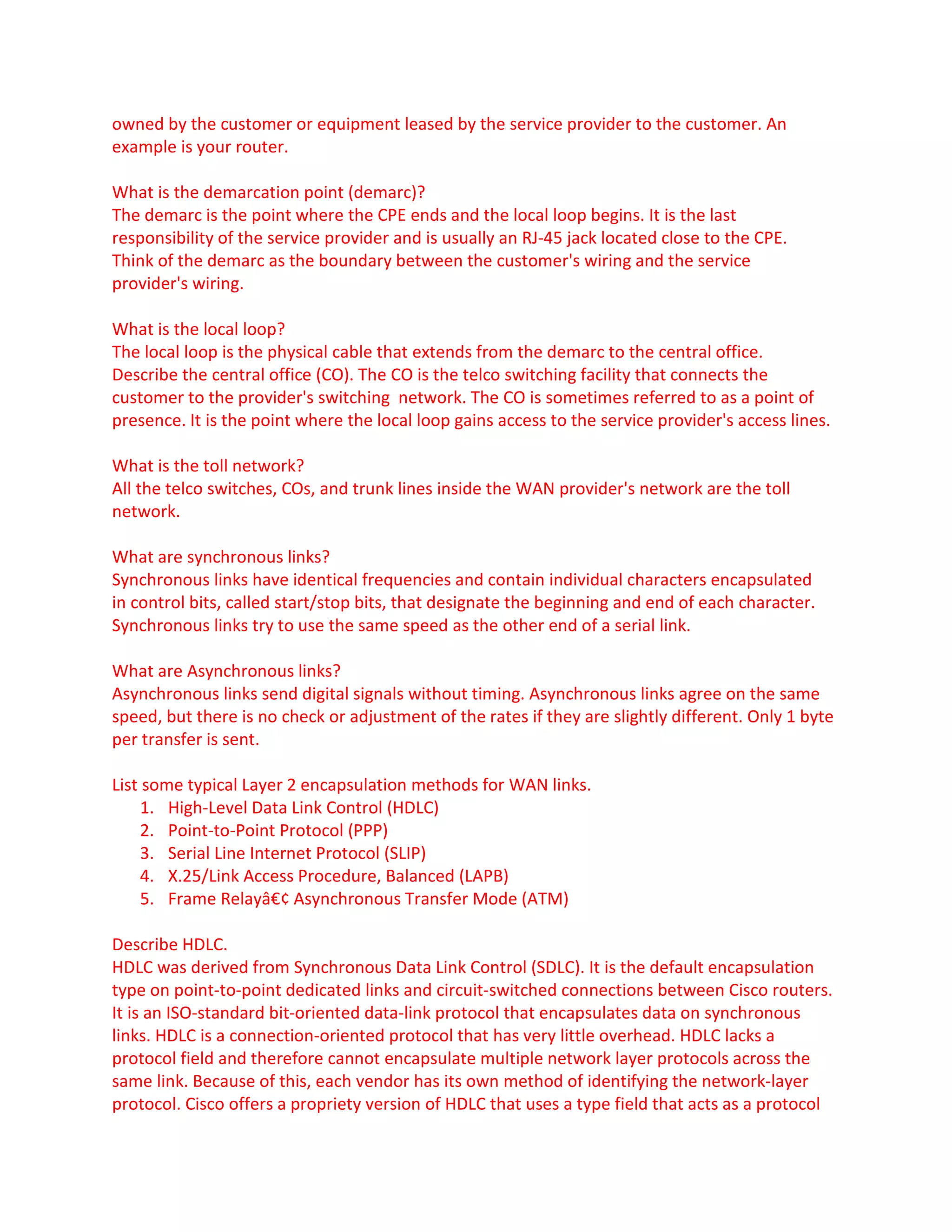 Networking interview questions and answers | PDF