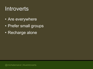 Networking on the Introvert's side of the Room | PPTX