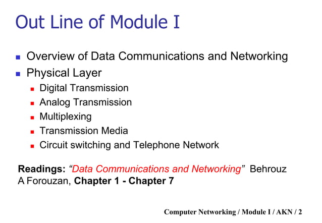 Computer Networks Module I | PDF | Computer Networking | Computing
