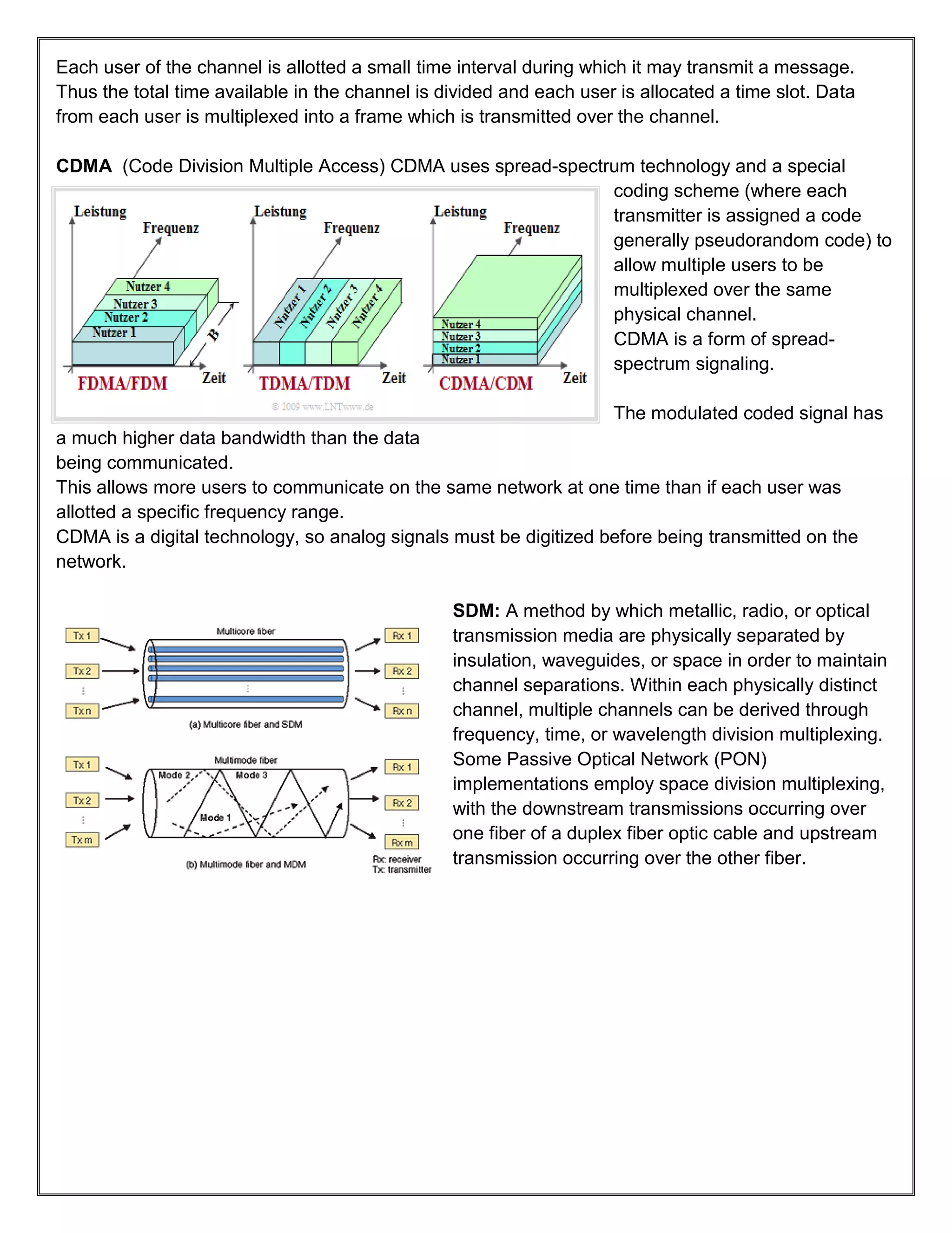 Multiplexing Techniques Pdf