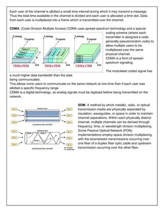 Multiplexing Techniques | PDF