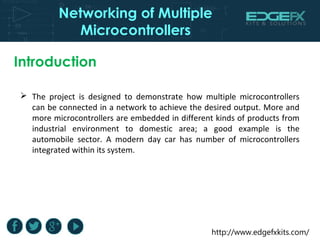 Networking of multiple microcontrollers | PPT