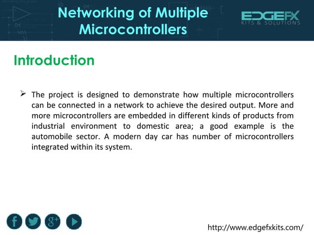 Networking of multiple microcontrollers | PPT
