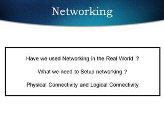 Networking basics Tutorial 1 | PPTX | Internet for Beginners | Internet