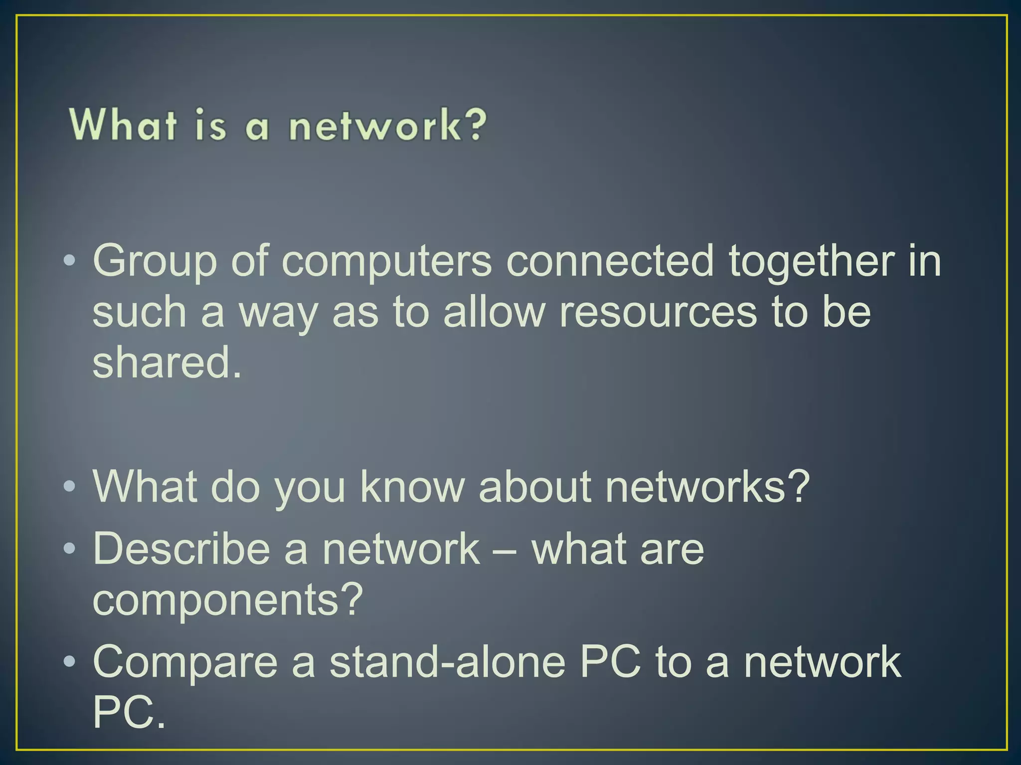 Networking power point | PPT