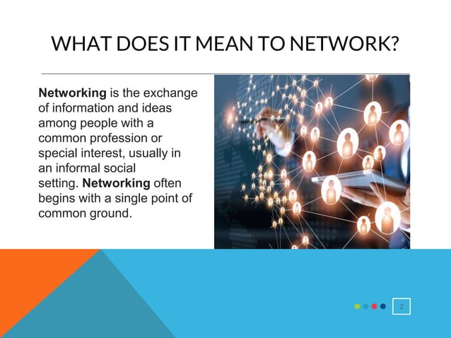 Networking and Social Interactions Powerpoint | PPTX