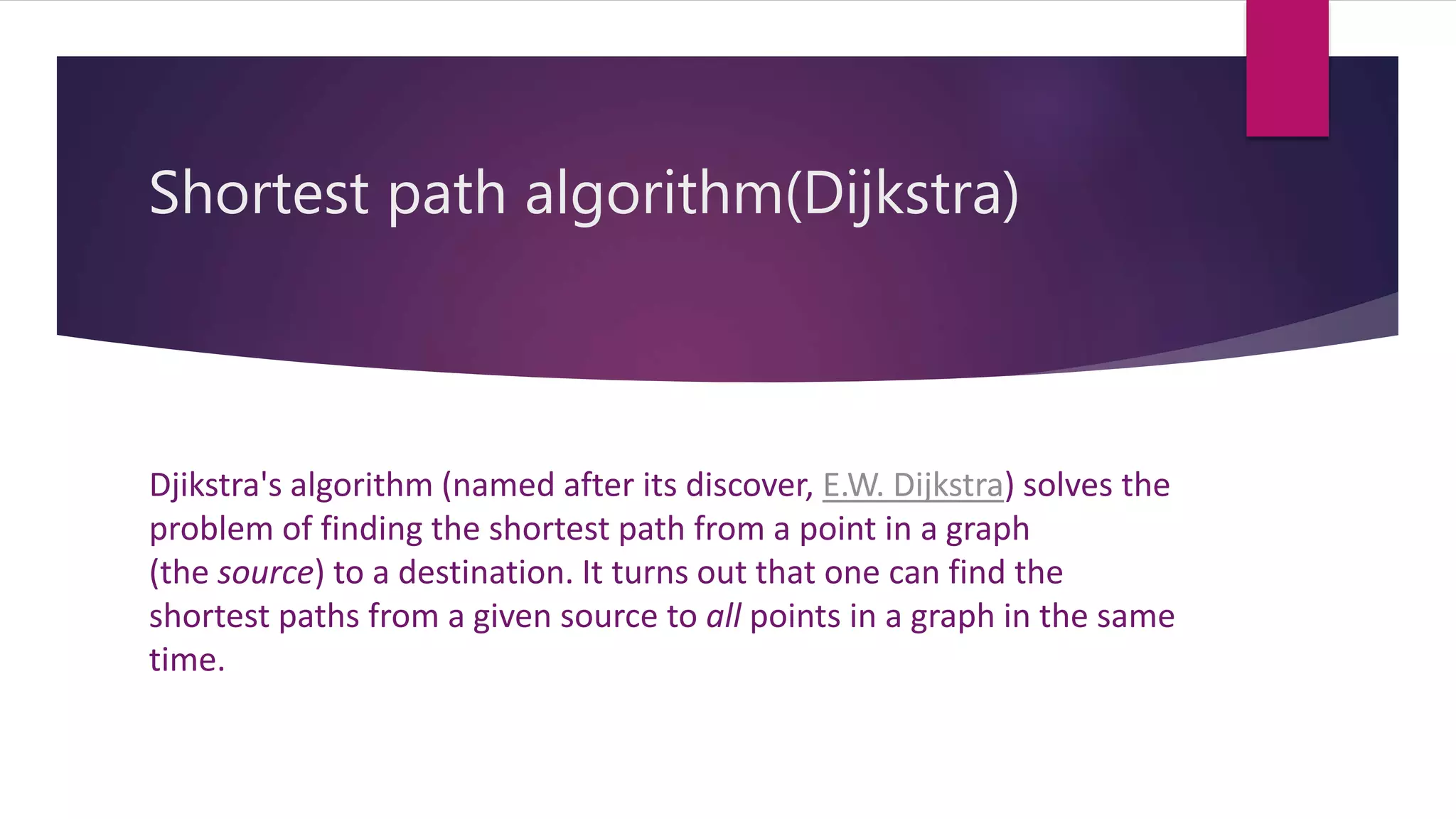 Dijkstra & flooding ppt(Routing algorithm) | PPTX
