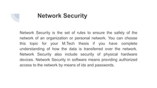 Topics in Networking for project and thesis | PPT