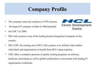 Networking ppt hcl | PPT | Computer Networking | Computing