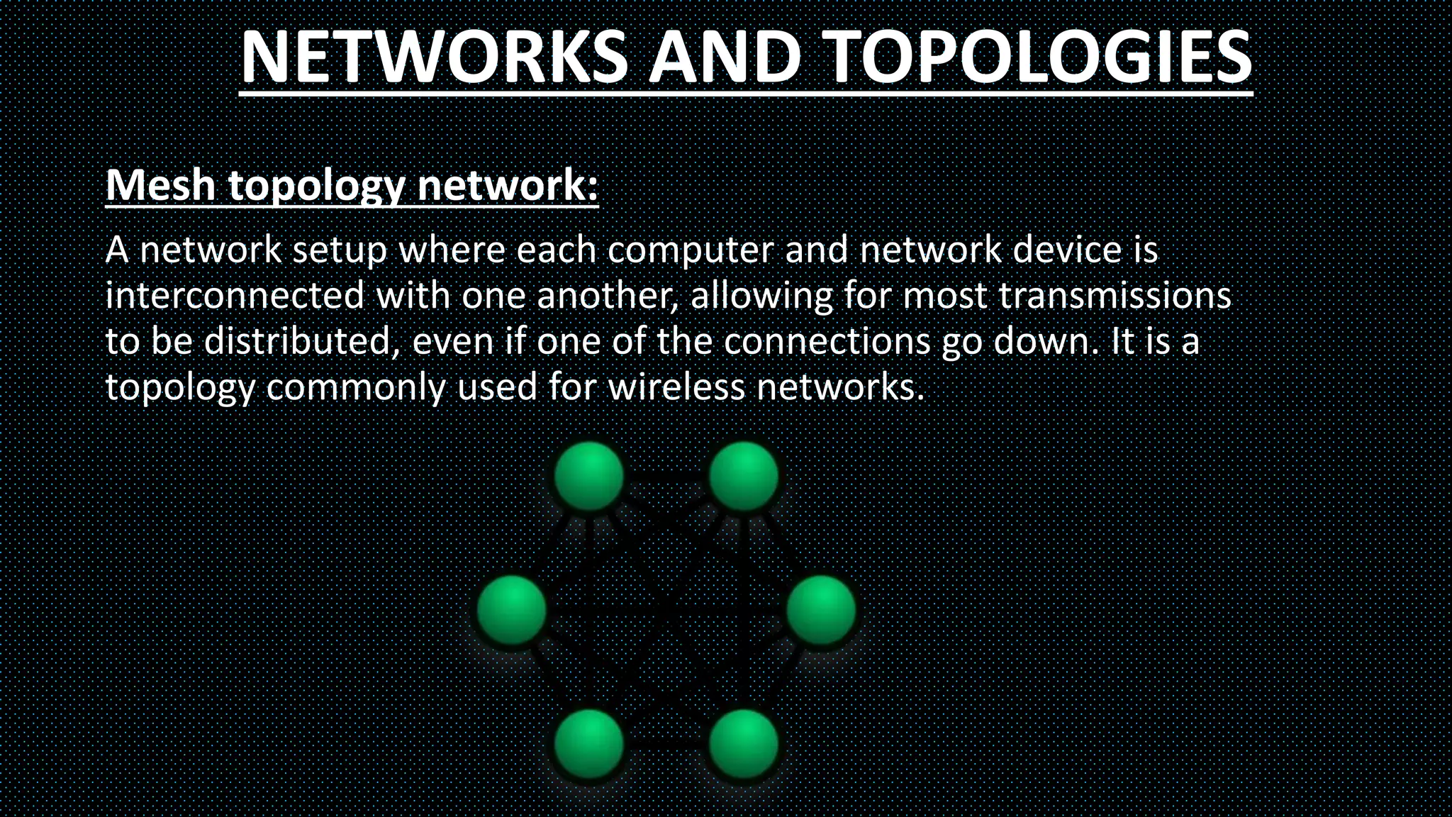 Network And Topology Pptx Computer Networking Computing