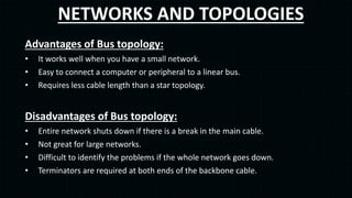 Network And Topology | PPTX | Computer Networking | Computing