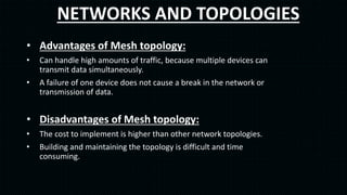 Network And Topology | PPTX | Computer Networking | Computing