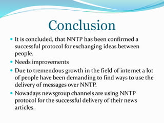 Network News Transfer Protocol | PPTX