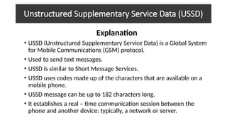Data services and Unstructured Supplementary Data Services (USSDs) .pptx