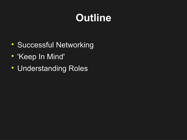 Networking skills | PPT