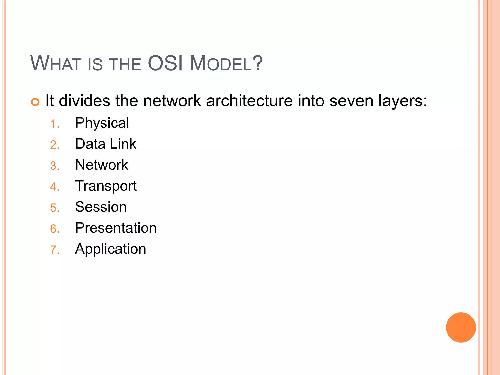 Networking Standards And Protocols | PPTX