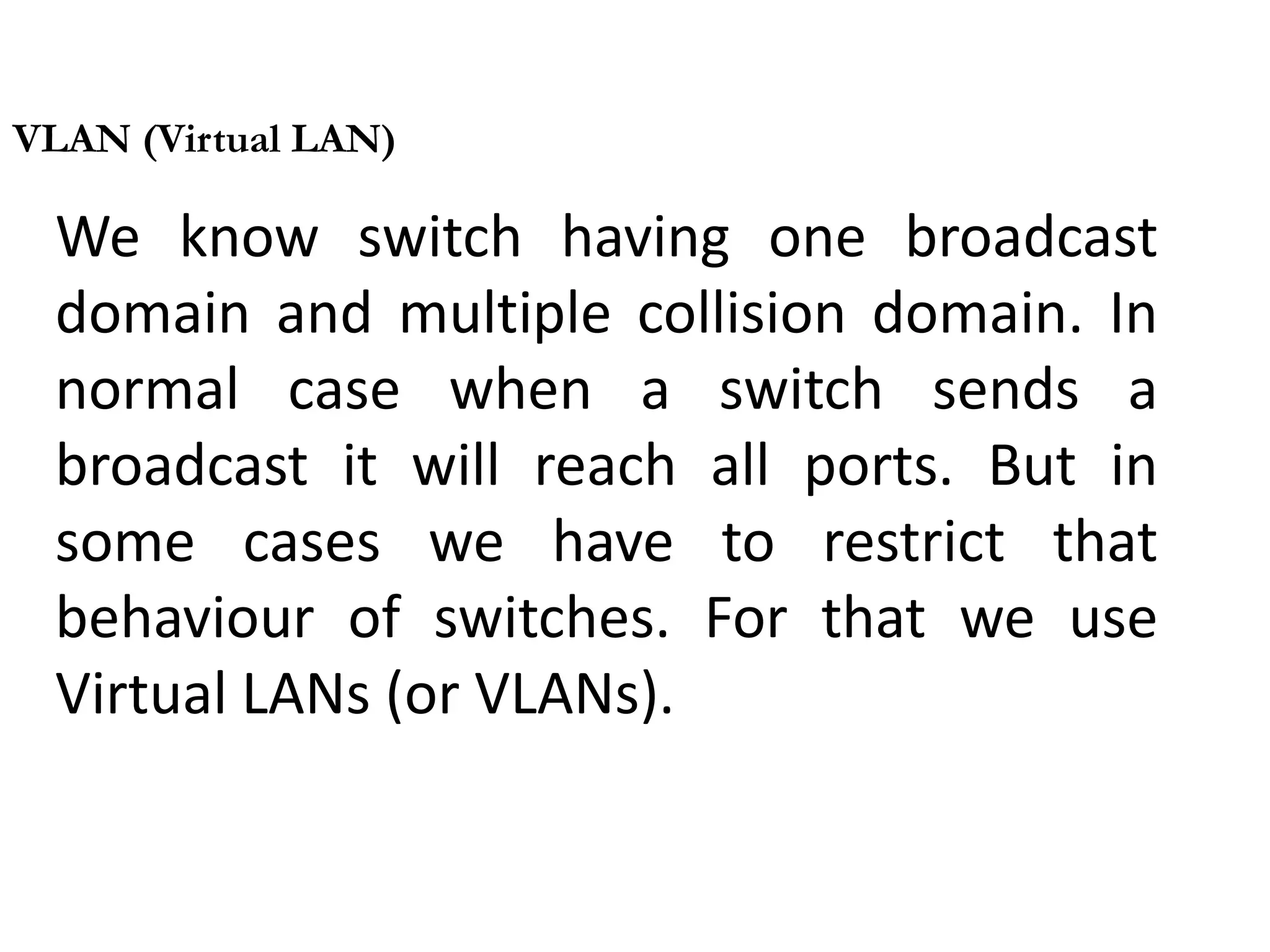 Networking switch | PPTX
