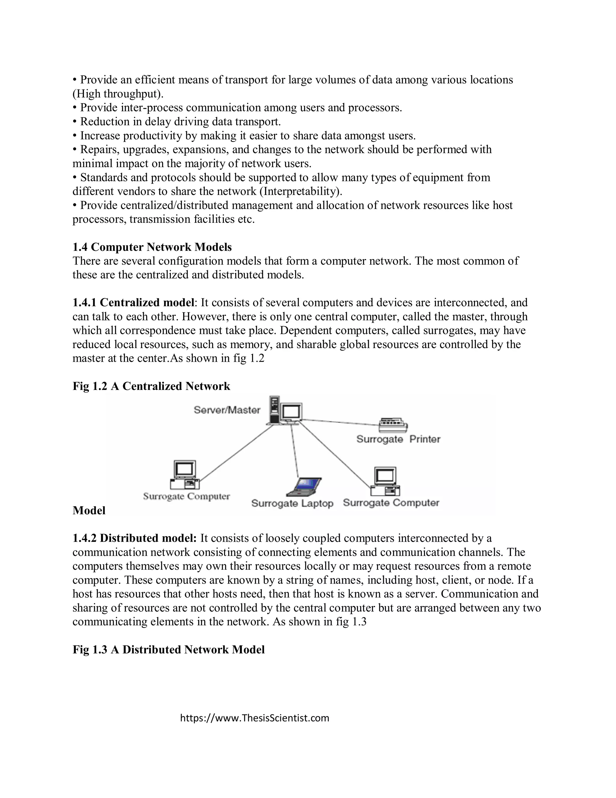 Introduction to Computer Networks. | PDF
