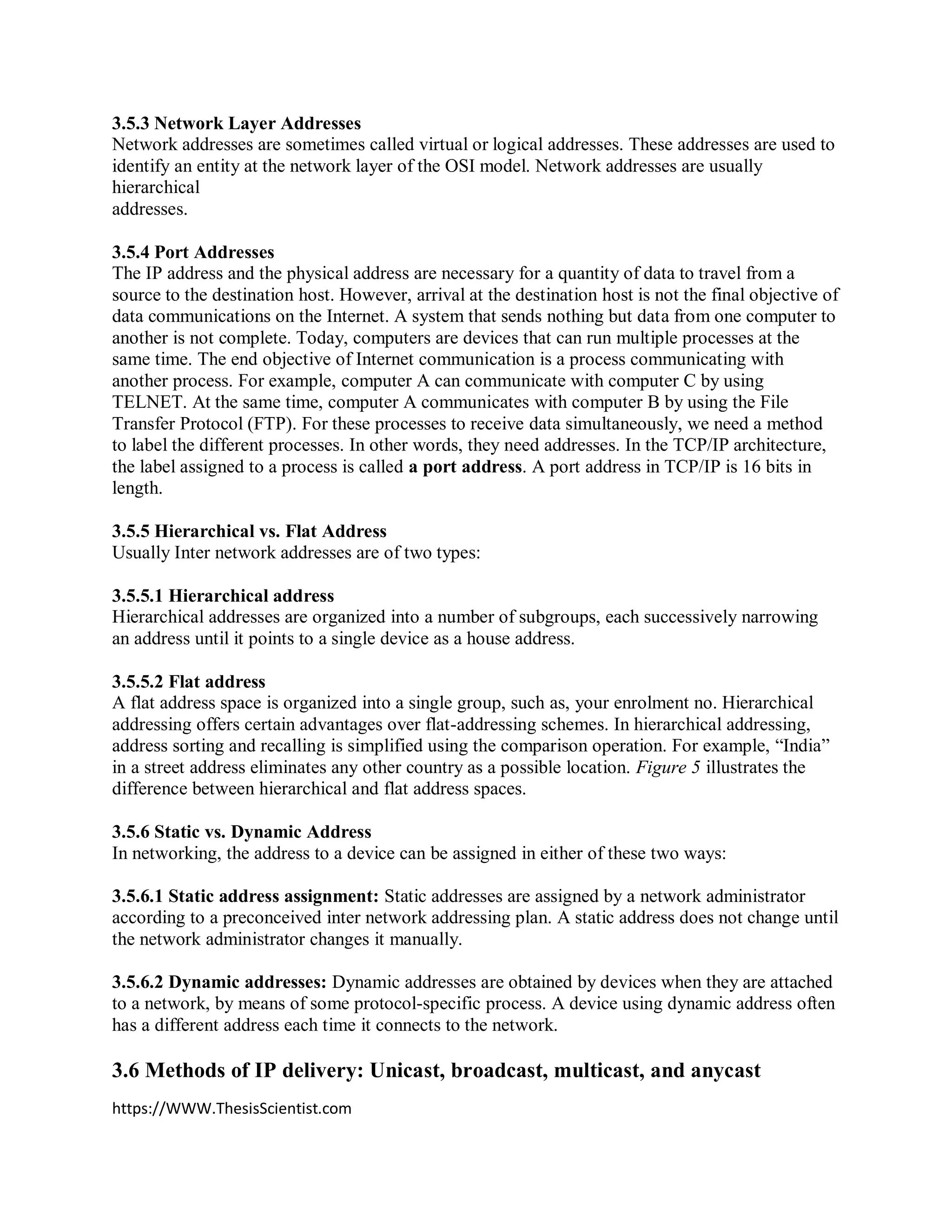 The Internet Protocol version 4 (IPv4) | PDF