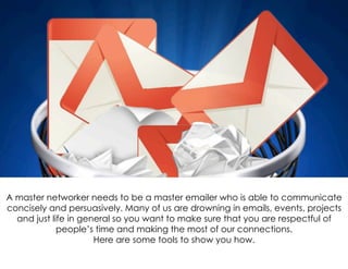 Tools To Be A Master Networker | PDF