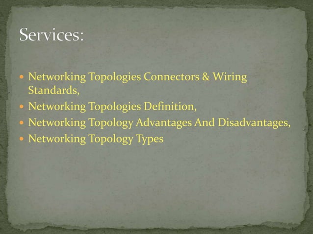 Networking topology | PPT