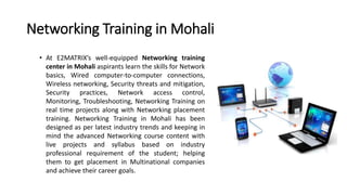 Networking Training in Mohali | PPT