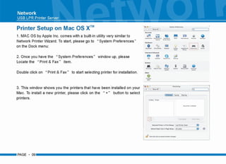 Networking usb printer manual | PDF
