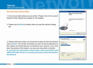 Networking usb printer manual | PDF