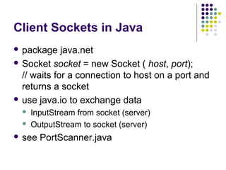 Networking with java | PPT