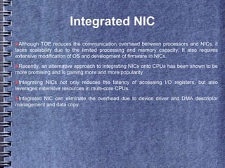 Network interface card(nic) | PPTX