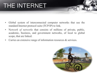 Network & internet presentation | PPTX