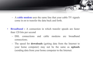 Network & internet presentation | PPTX