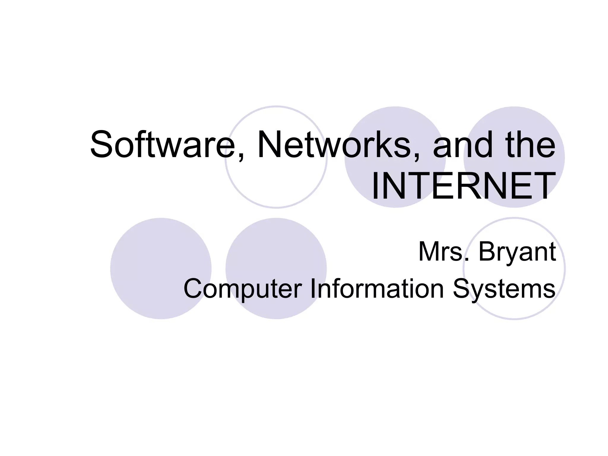 Networks and the Internet | PPT | Internet | Computing