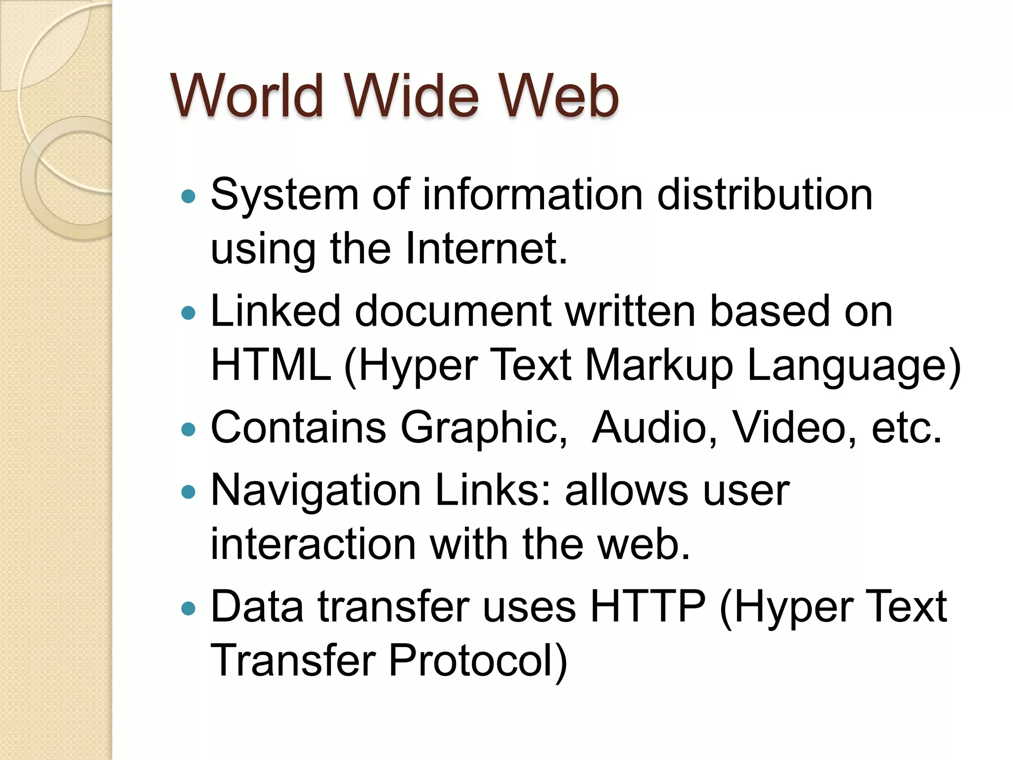 CHAP 3 - NETWORK, INTRANET & INTERNET | PPTX