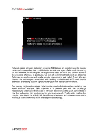 Network intrusi detection system | PDF