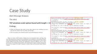 Network intrusion detection system and analysis | PPTX