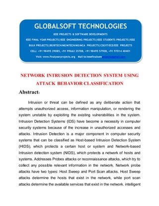 IEEE 2014 DOTNET NETWORKING PROJECTS Network intrusion detection system ...