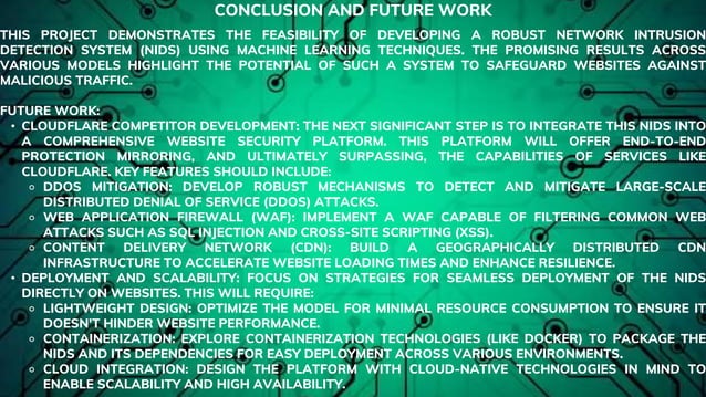 Network Intrusion Detection System Using Machine Learning And Deep Learning Final Year Project