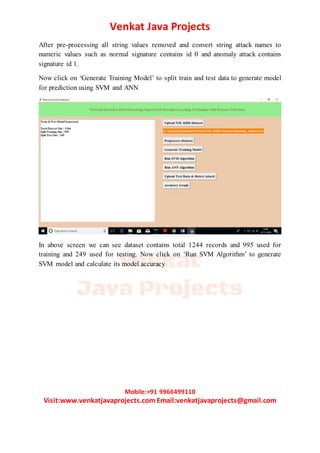 Network intrusion detection using supervised machine learning technique with feature selection | PDF