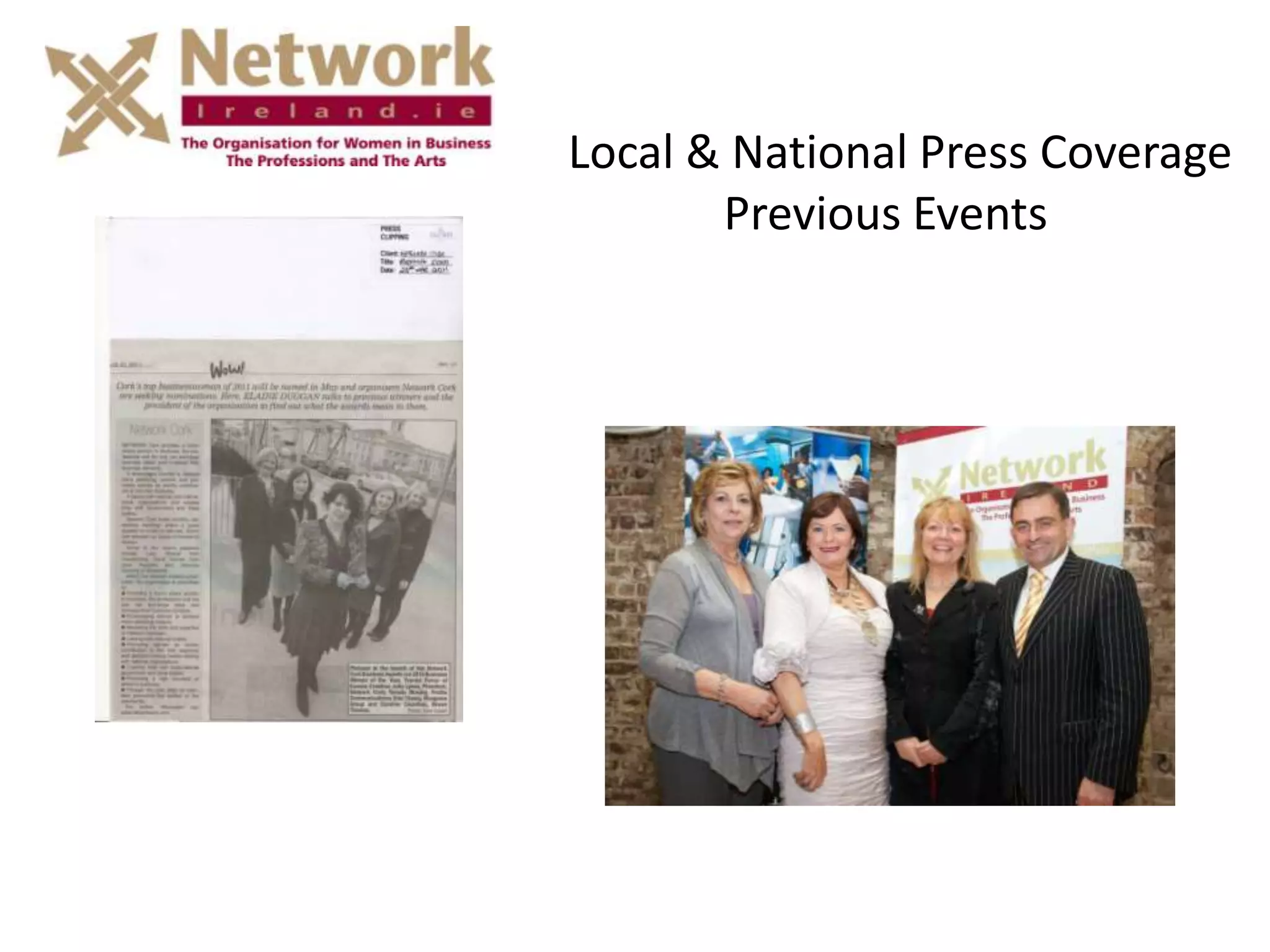 Network ireland conference sponsorship2 | PPTX | Awards Shows | Events
