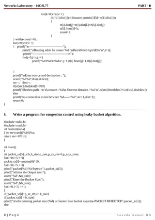 VTU Network lab programs | PDF