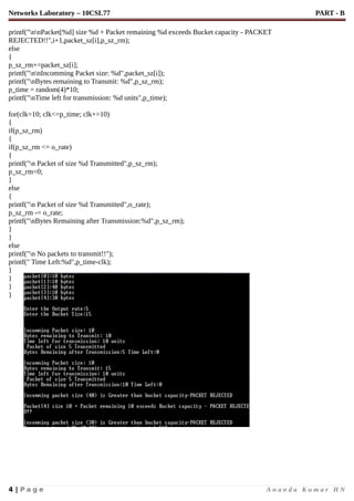 VTU Network lab programs | PDF